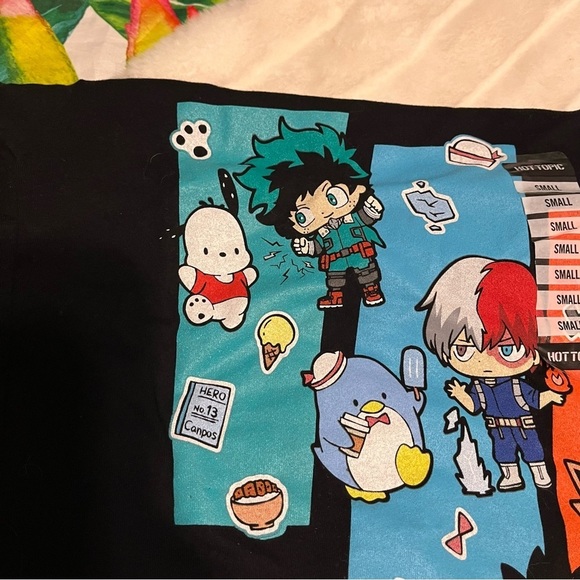 Hot Topic | Tops | Nwt My Hero Academia Hello Kitty Friends Anime Small ...